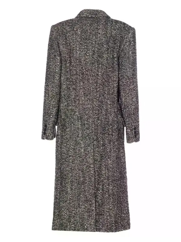 Isabel Marant Étoile Herringbone Double-breasted Coat