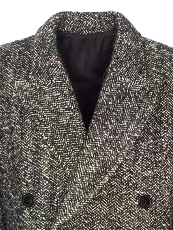 Isabel Marant Étoile Herringbone Double-breasted Coat