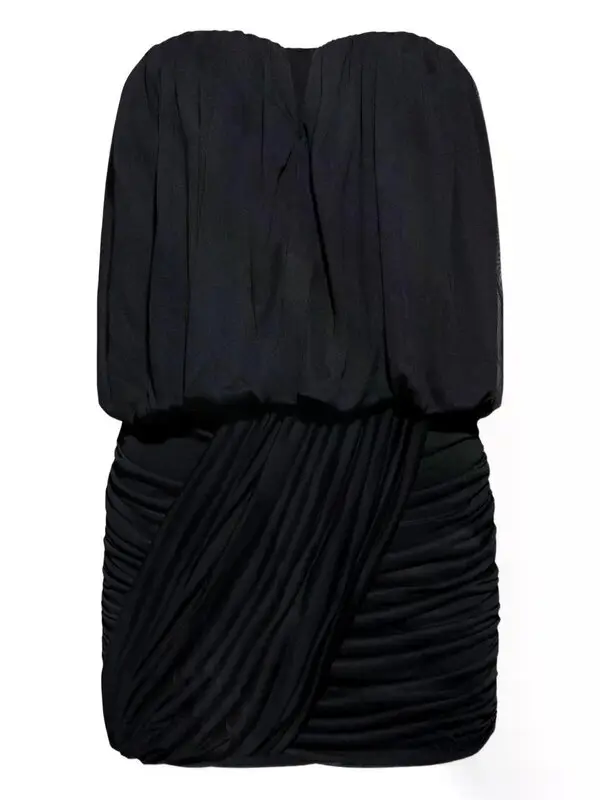 Isabel Marant Étoile Strapless Pleated Dress - Black