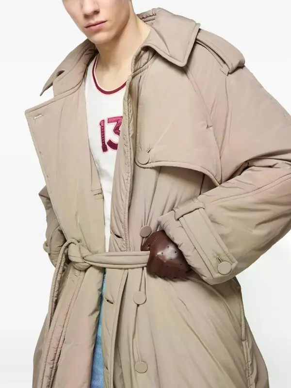 Acne Studios Technical Belted-padded Trench Coat