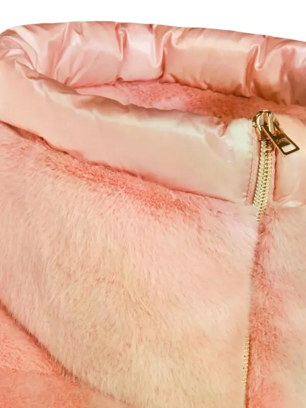 Herno Faux-fur Quilted Waistcoat