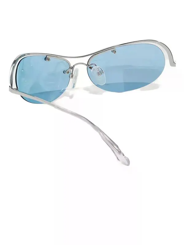 Henrik Vibskov Oval Frame Sunglasses