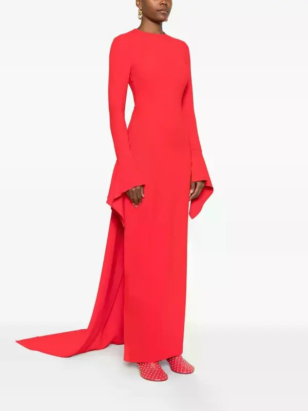 Solace London Blake Long-sleeve Dress - Red