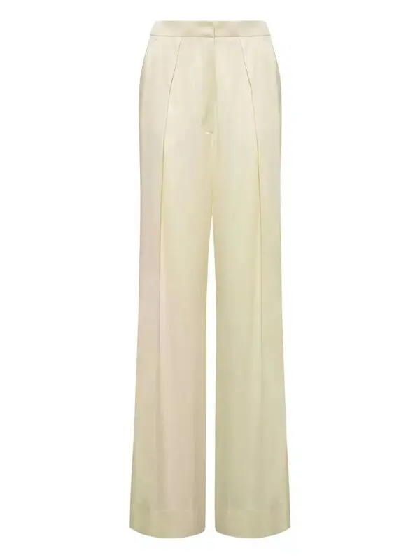 Adam Lippes Silas Silk Charmeuse Trousers