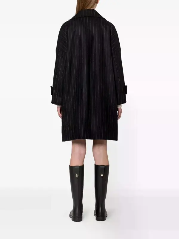 Mackintosh Pinstripe Cocoon Coat