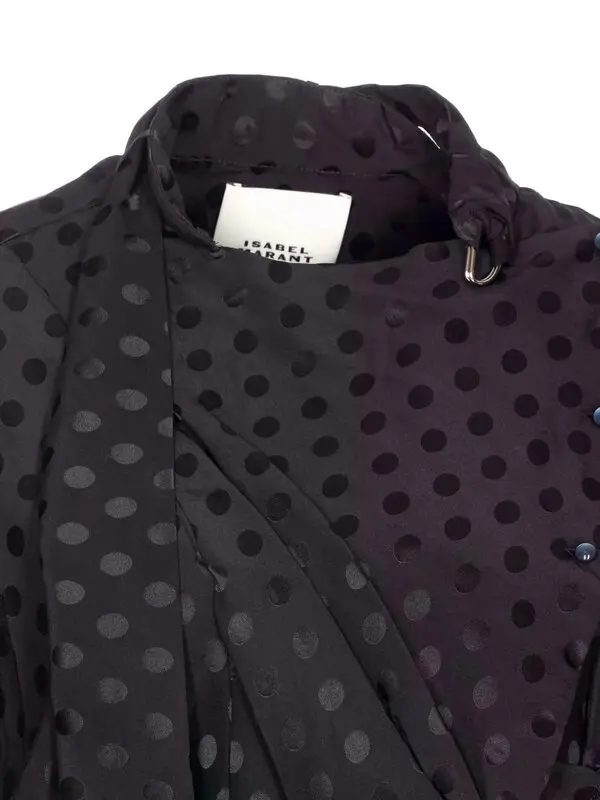Isabel Marant Étoile Polka-dot Tie-belt Dress