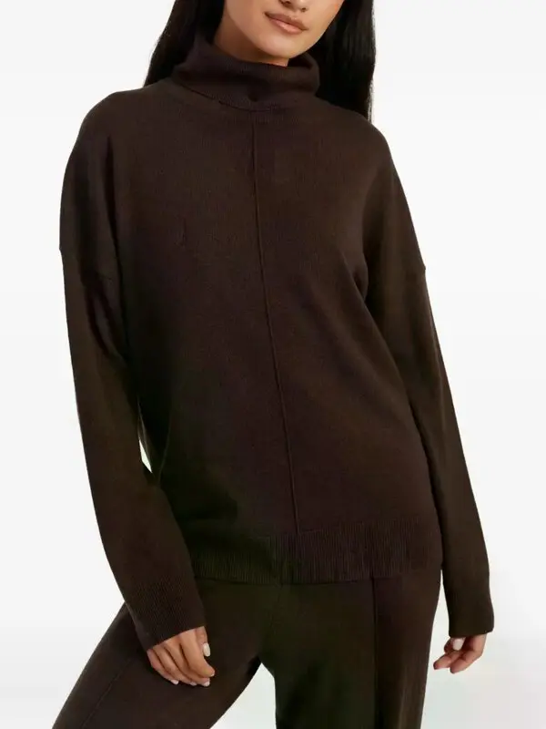 Chinti & Parker Wool Blend Roll Neck Sweater