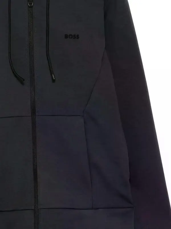 BOSS Logo Hoodie - Blue