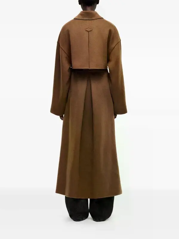Adam Lippes Arlo Belted Double-breasted Coat