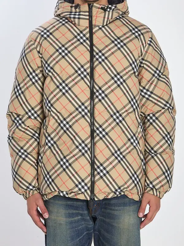 Burberry Reversible Puffer Jacket - Beige