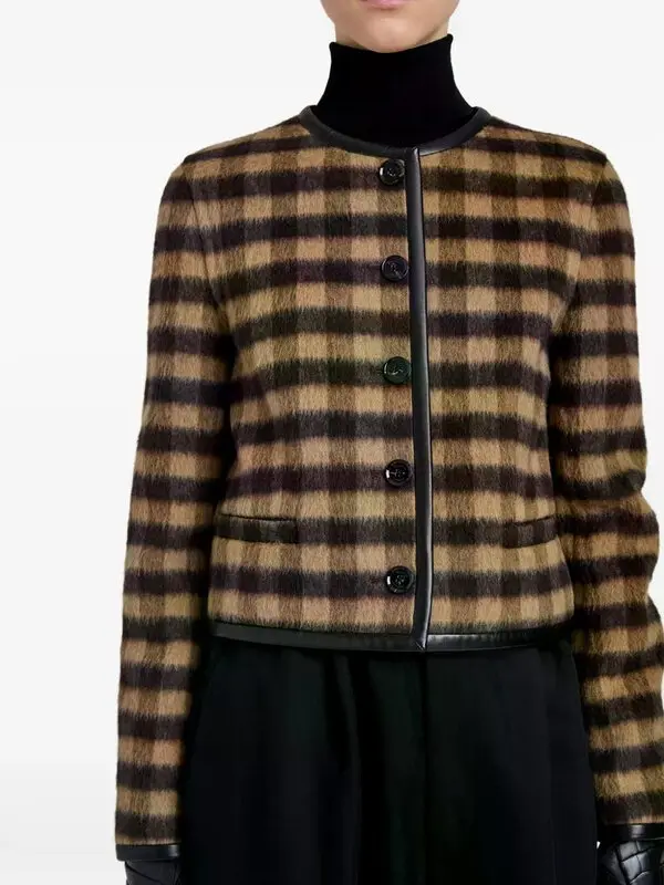 Proenza Schouler Checked Cropped Jacket