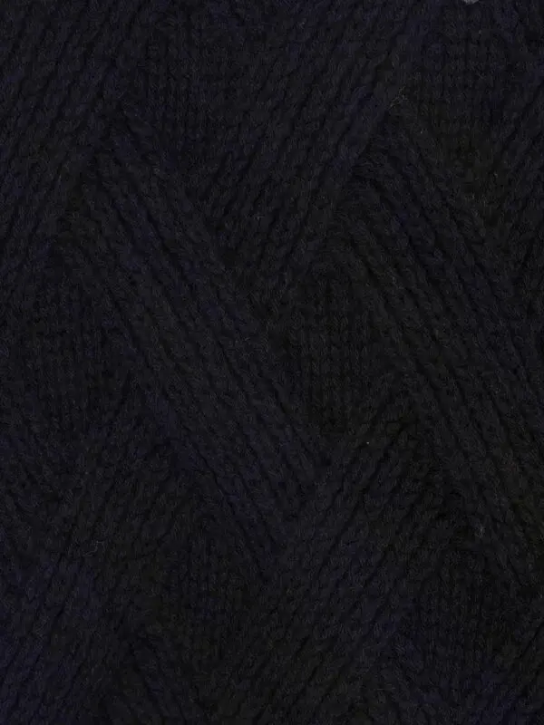 ALLUDE Diamond-pattern Wool Sweater