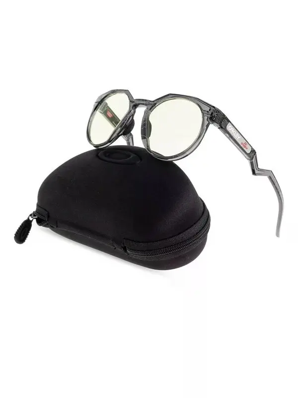 Oakley Marble-effect Round Sunglasses