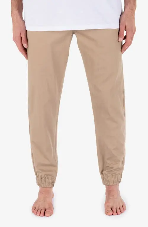 Hurley Icon Stretch Cotton Joggers - Khaki