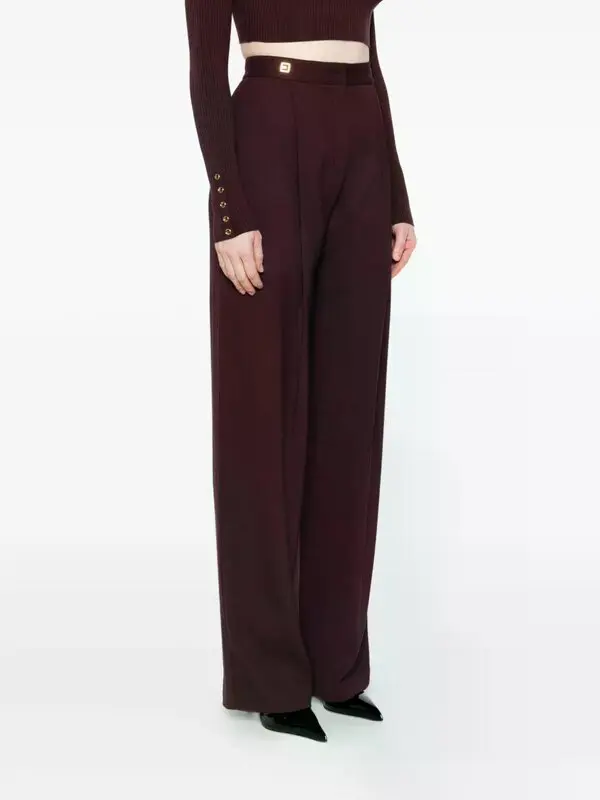 Elisabetta Franchi Pleated-front Trousers