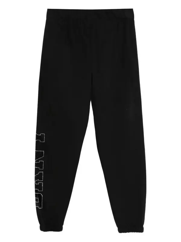 Dkny Rhinestone-embellished Track Pants