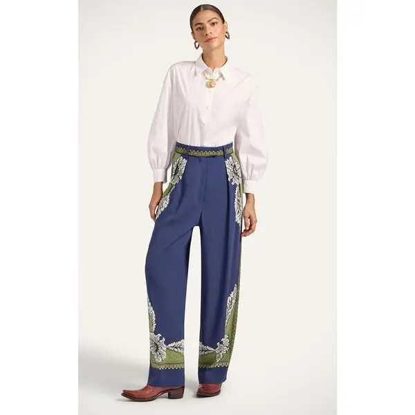La DoubleJ Brooklyn Placée Pants - Bounty Placée Navy