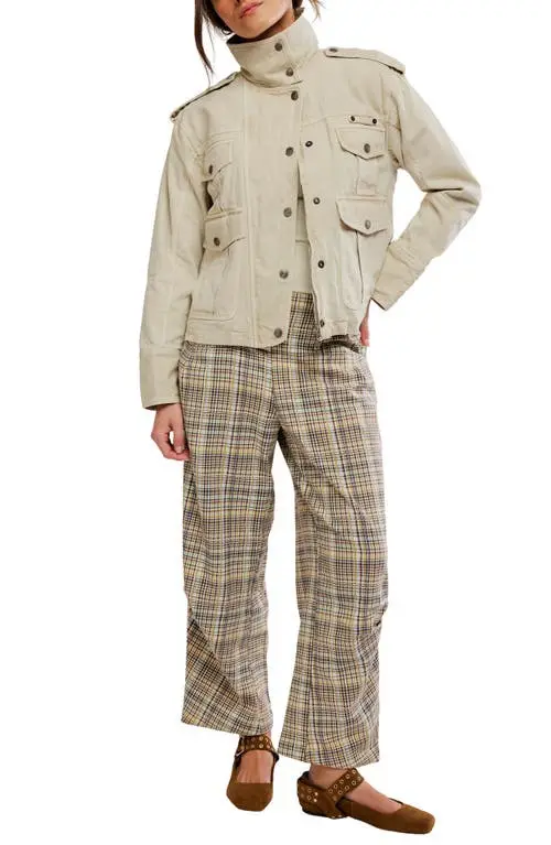 Free People Striped Pull-on Pants