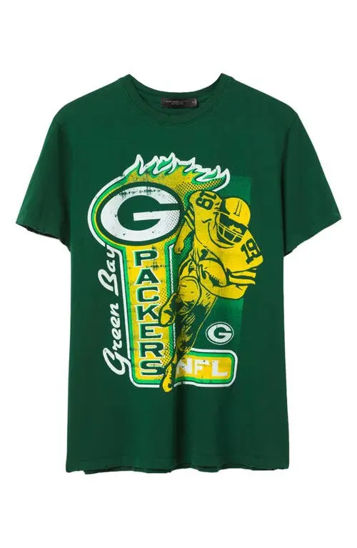 Junk Food Packers Graphic T-shirt - Hunter