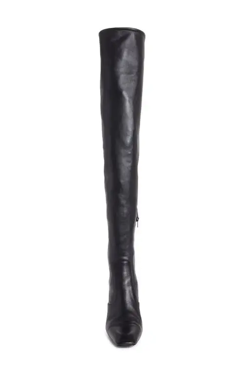 TOTEME Over-the-knee Stretch Leather Boots - Black