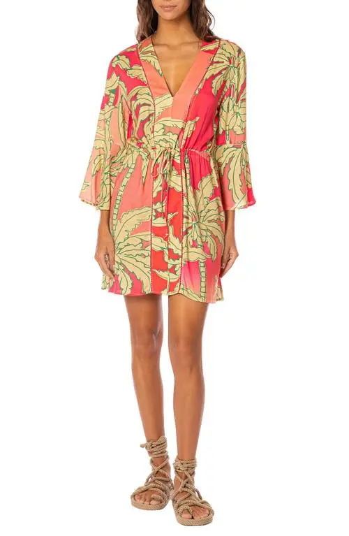 MAAJI Palm Garden Joy Cover-up Dress - Red
