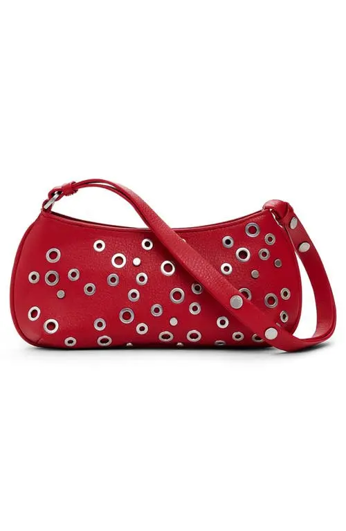 Desigual Faux Leather Crossbody Bag With Studded Detail