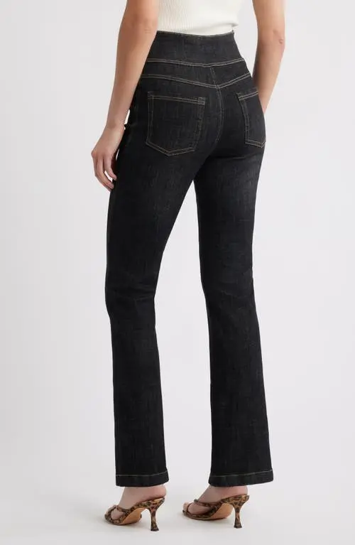 Hue Slit Hem Denim Leggings