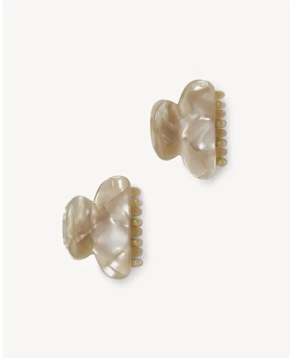MACHETE Twin Heirloom Claw Clips - Sand Shell
