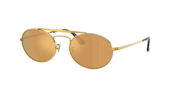 Ray-ban Sunglasses Scuderia Ferrari Collection - Light Brown Mirror Gold