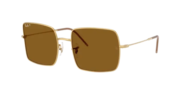 Ray-ban Square 1971 Reverse Sunglasses - Dark Brown Polarized