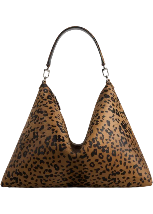 TOTEME Bevel Print Pony Hair Shoulder Bag