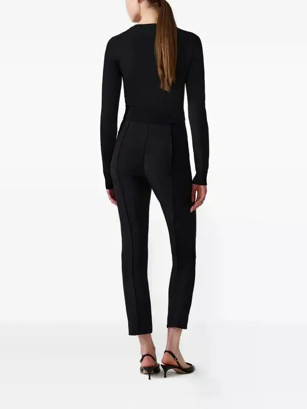 Carolina Herrera Button-front Cropped Cardigan - Black