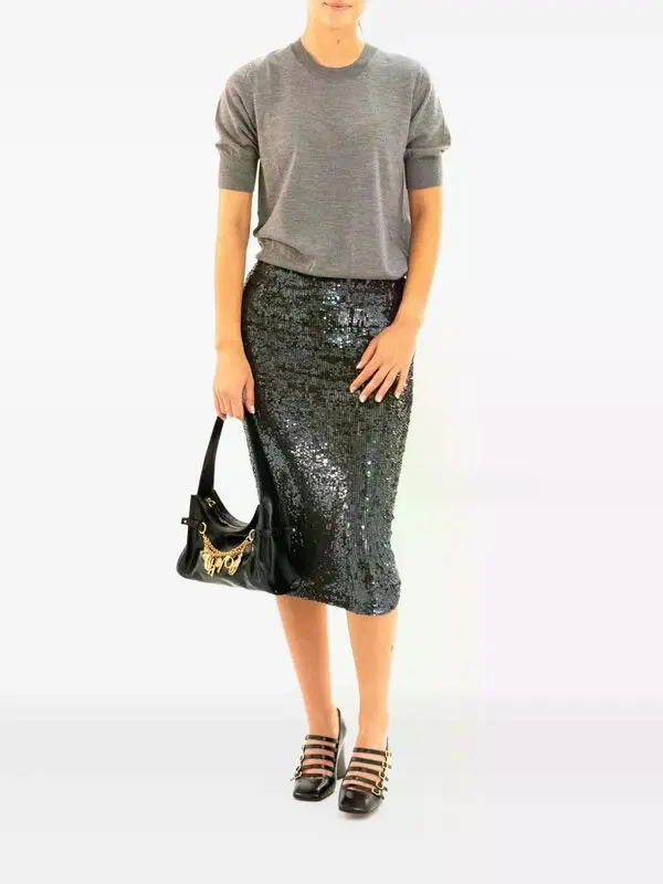 P.a.r.o.s.h Sequin Embellished Skirt