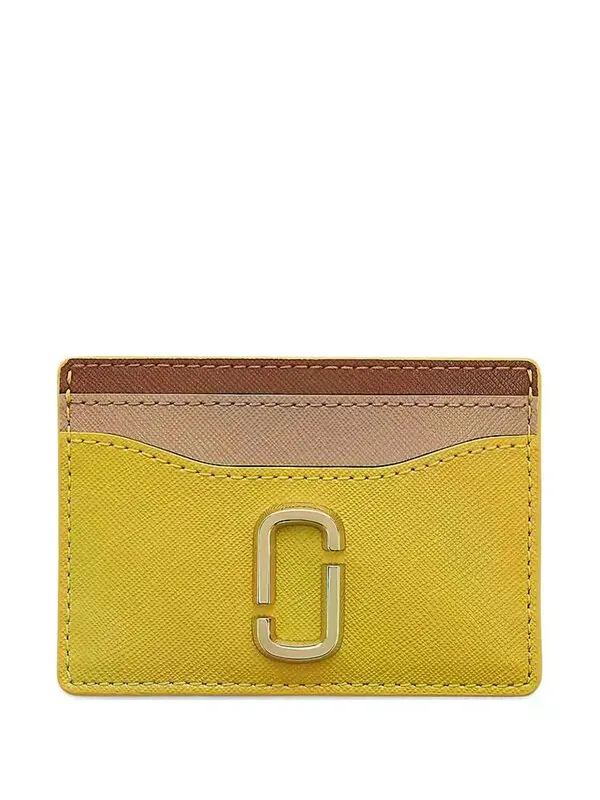 Marc Jacobs Two-tone Leather Card Case - Yellow