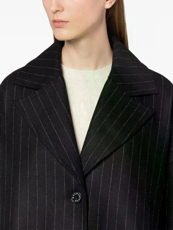 Mackintosh Pinstripe Cocoon Coat