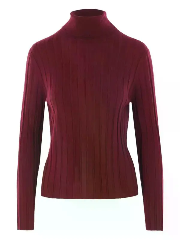 ALLUDE Ribbed Turtleneck Sweater
