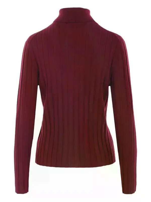 ALLUDE Ribbed Turtleneck Sweater