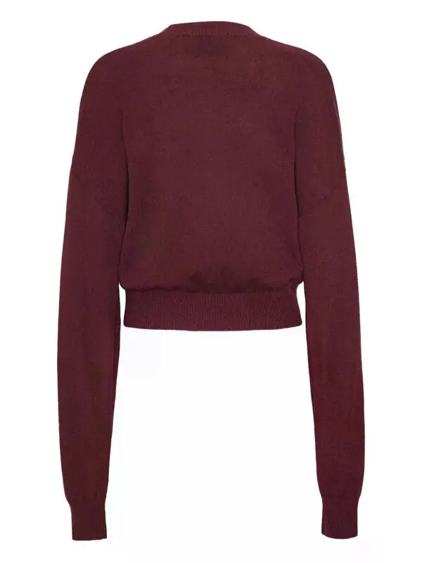 ROTATE BY BIRGER CHRISTENSEN Crew-neck Merino-cashmere Blend Sweater
