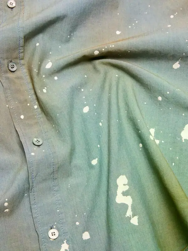 Acne Studios Paint-splatter Cotton Shirt
