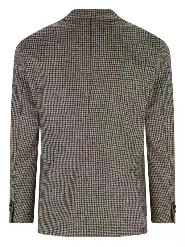 Tagliatore Houndstooth Wool Jacket