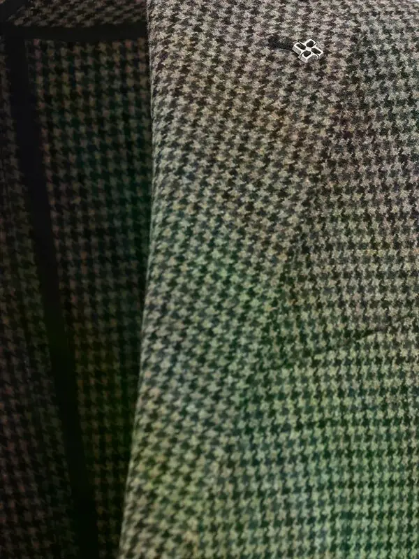 Tagliatore Houndstooth Wool Jacket