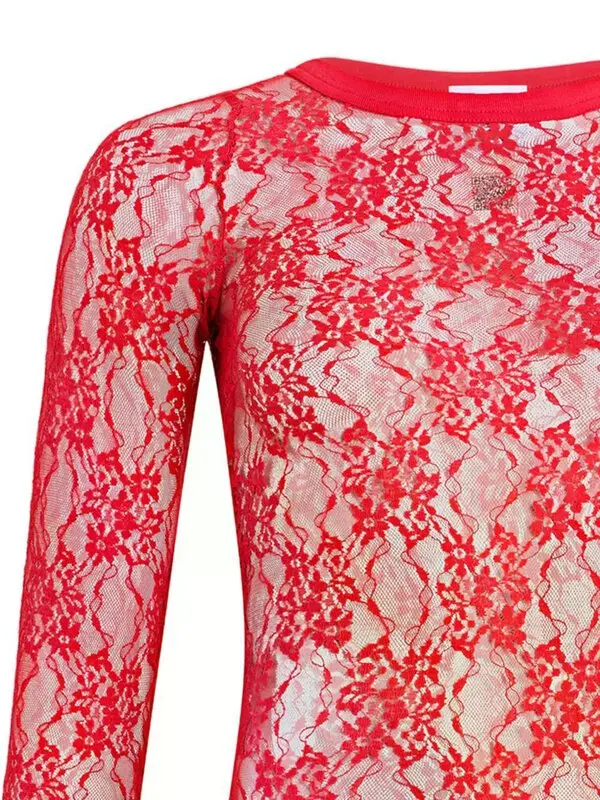PATOU Floral Lace Tank Top