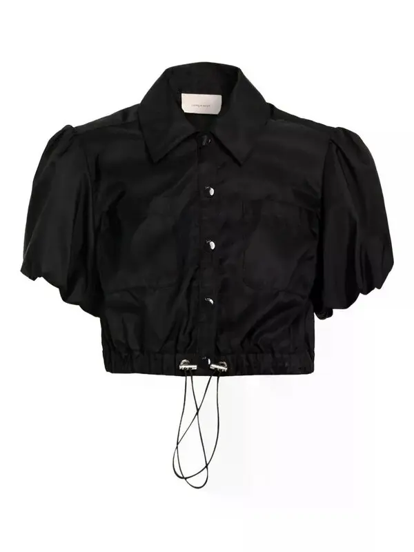 Cinq À Sept Puff-sleeve Cropped Shirt
