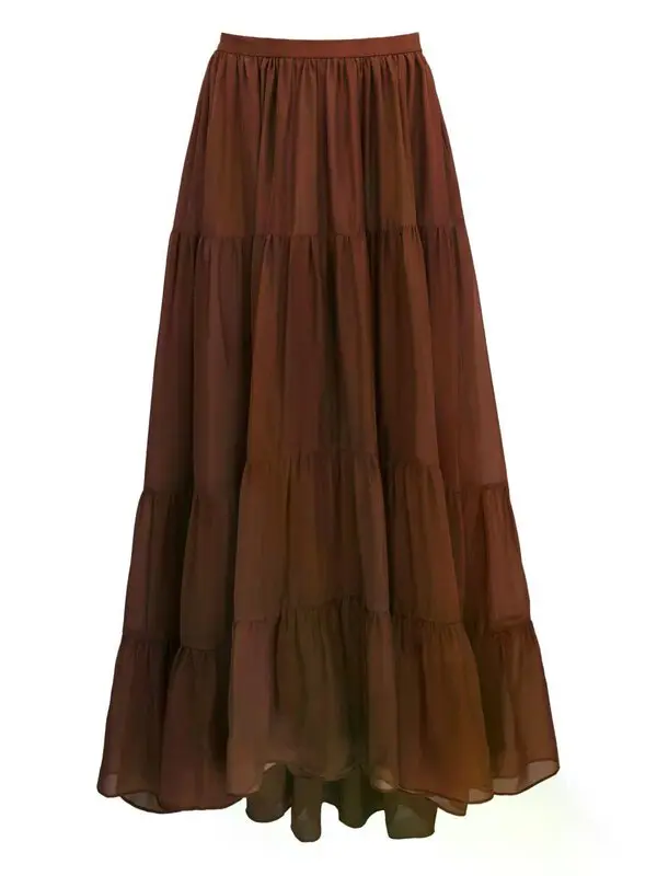 Azeeza Tamar Maxi Skirt - Brown