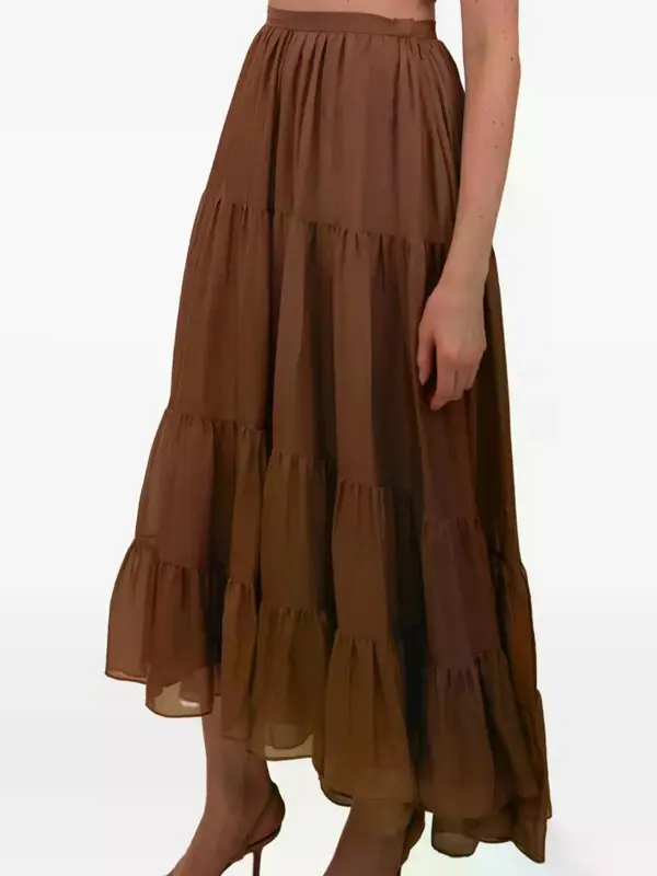 Azeeza Tamar Maxi Skirt - Brown