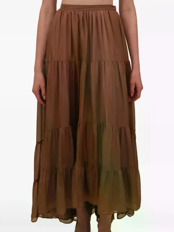 Azeeza Tamar Maxi Skirt - Brown