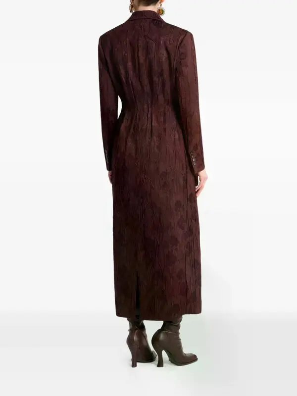 Etro Floral Embroidered Double-breasted Coat