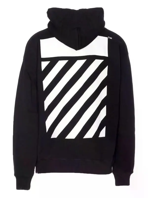 Off-White Plaid Panel Hoodie