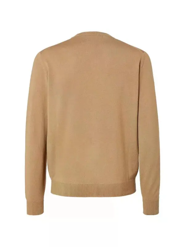 Fendi Embossed-logo Wool Sweater