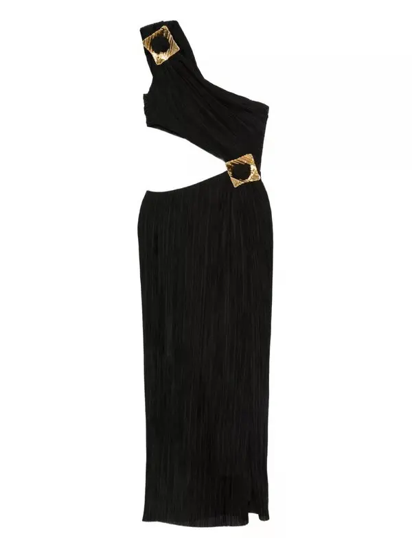 cult gaia black dress with gold Hire Leau Mira Mesh Corset Dress (XS, S, M) main image 0